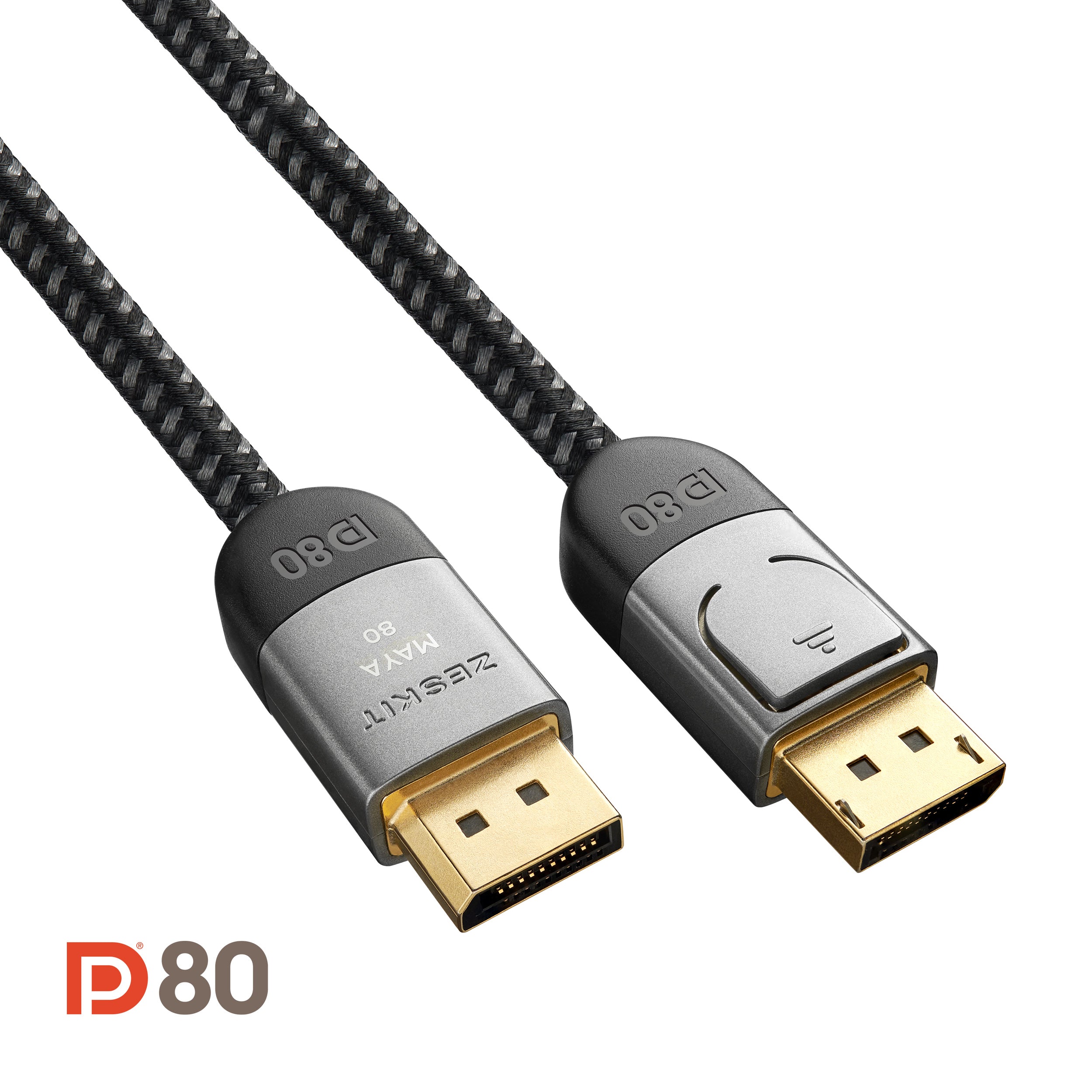 MAYA™ 16K DisplayPort 2.1 Cable with Latches – Zeskit